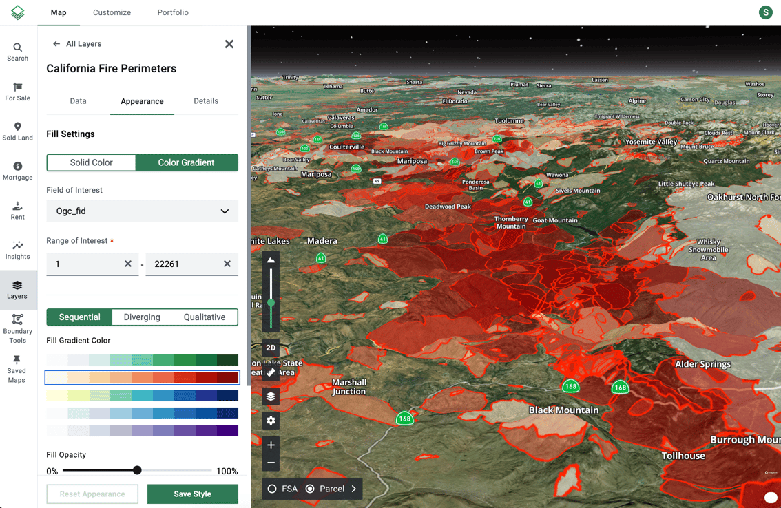 Map Highlight: California Fire Perimeters Map