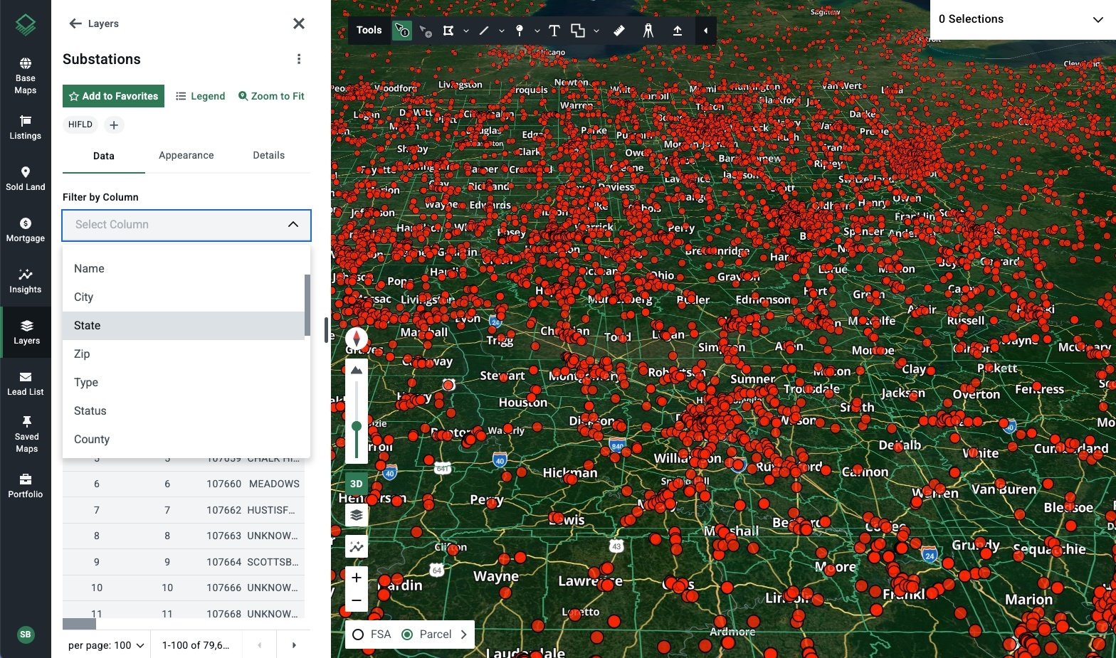Map Highlight: U.S. Power Substations