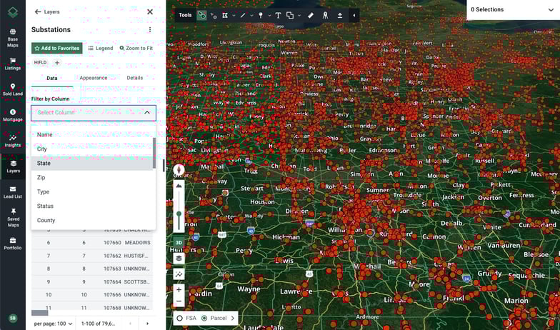 Map Highlight: U.S. Power Substations